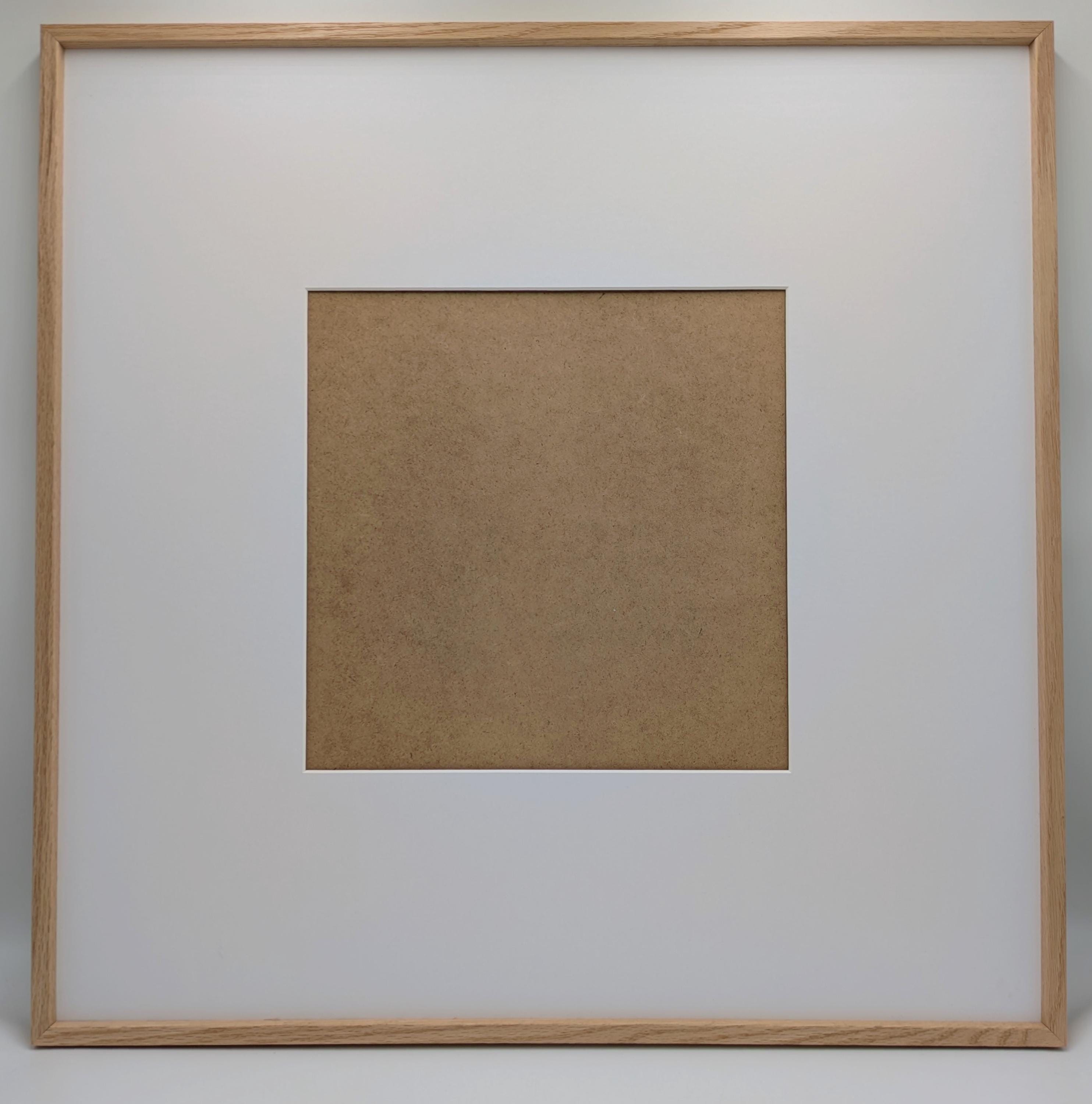 24x24 Picture Frame | Solid Oak Wood Frame 24x24 | With Mat 8x8 10x10 ...