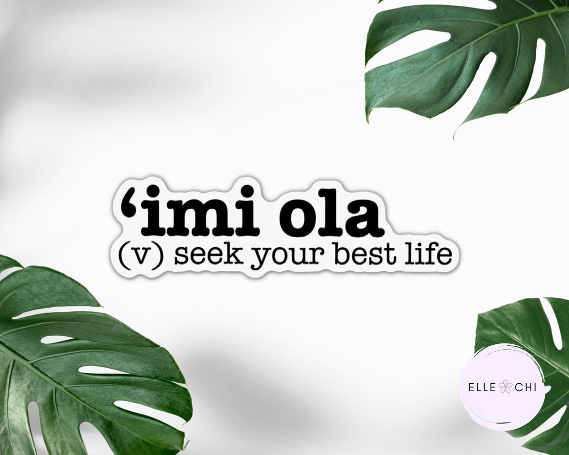 Hawaiian Values Die Cut Stickers Ready to Ship - Etsy