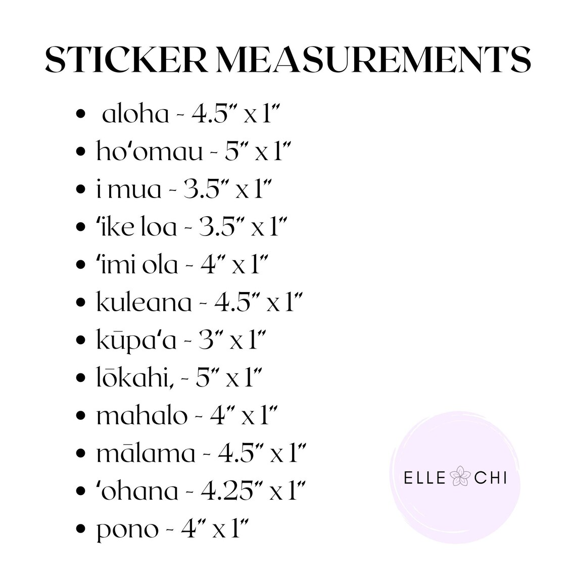 Hawaiian Values Die Cut Stickers Ready to Ship - Etsy