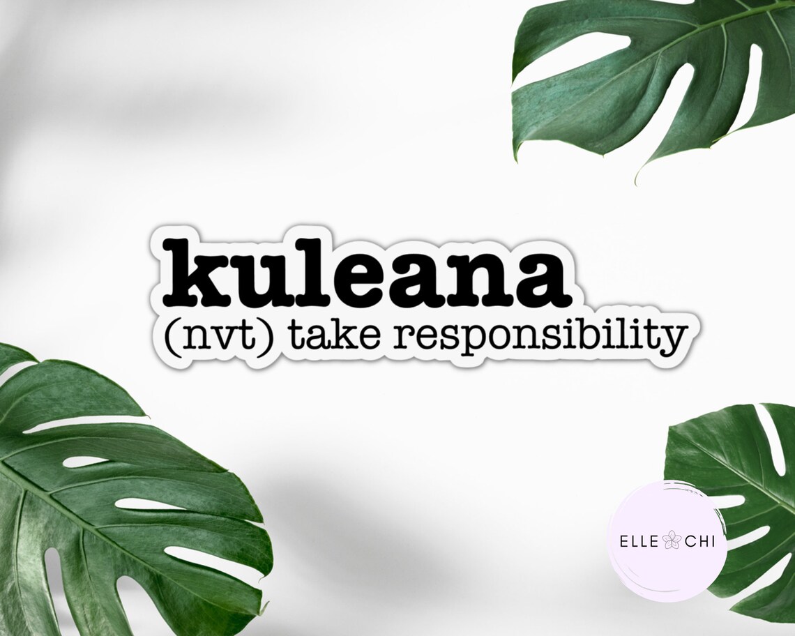 Hawaiian Values Die Cut Stickers Ready to Ship - Etsy