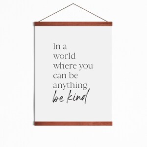 Be Kind Printable Wall Art Kindness Quote To Print Kindness | Etsy