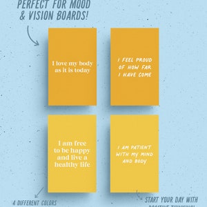 64 Printable Body Positivity Affirmations , Body Positive Encouragement ...