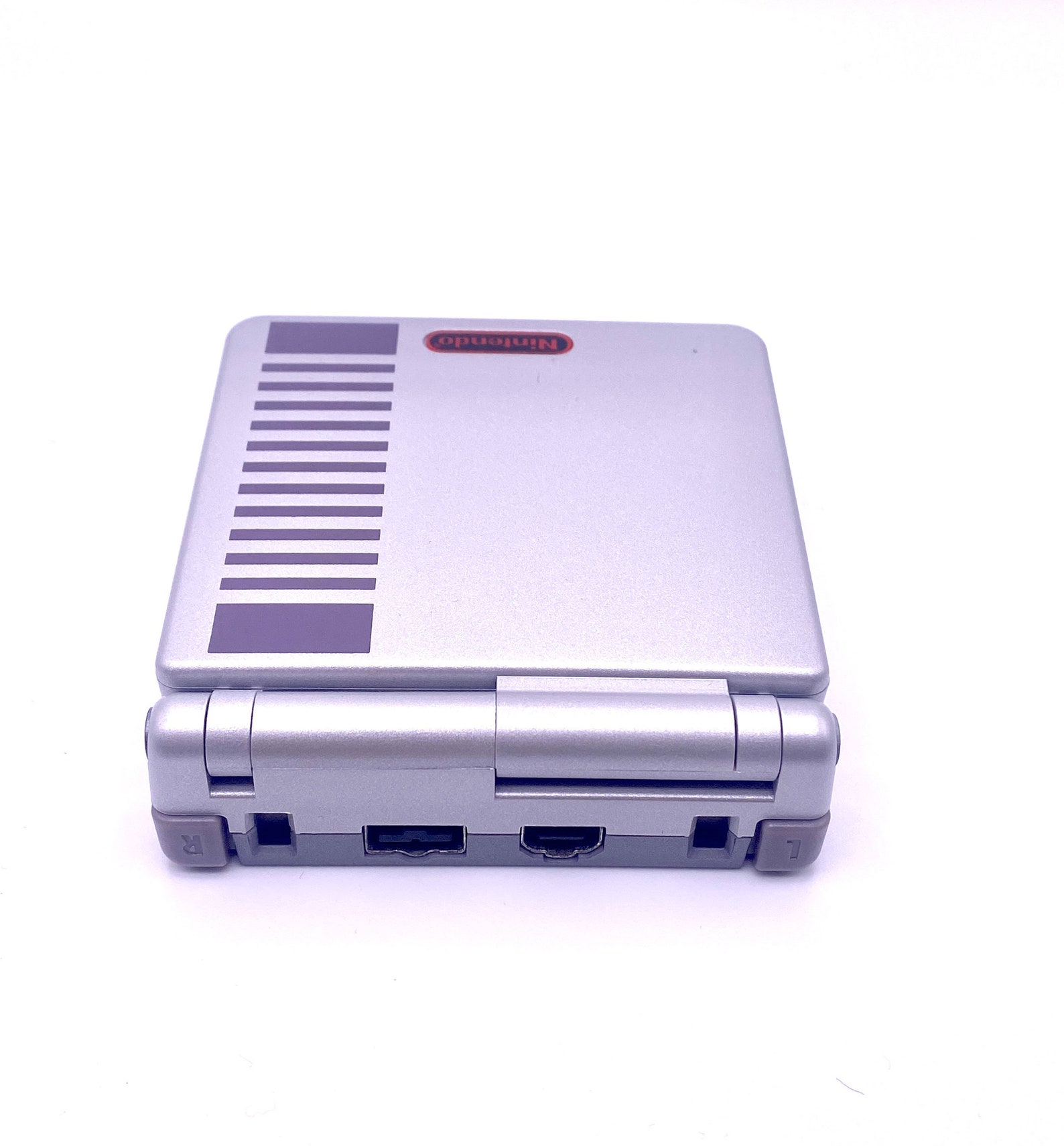 Gameboy Advance SP Official GBA SP Ips V2 Backlit Screen + Wall Charger ...