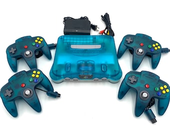 Clear Grape Funtastic Purple Nintendo 64 N64 Console Set REGION FREE ...
