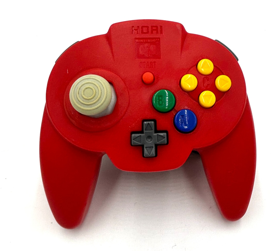 Authentic Hori Nintendo 64 N64 Hori Pad Mini Controller Red N64 ...