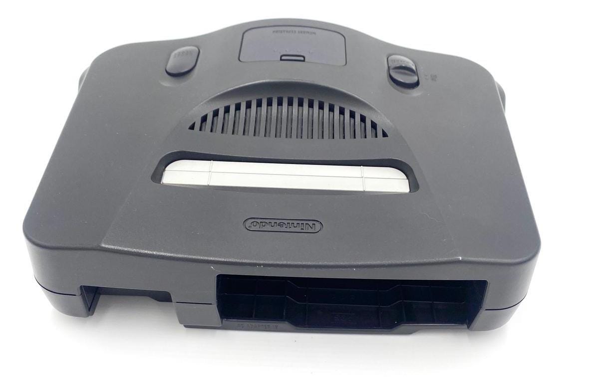 Authentic N64 Console Nintendo 64 Console + up to 4 Controllers + Cords ...