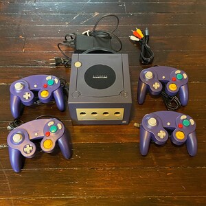 GameCube Purple Console Indigo Controller/s Wires Bundle | Etsy