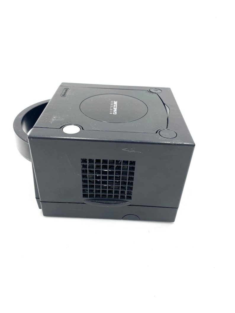 Authentic Nintendo Gamecube Console Black + Black Controller/s + Wires ...