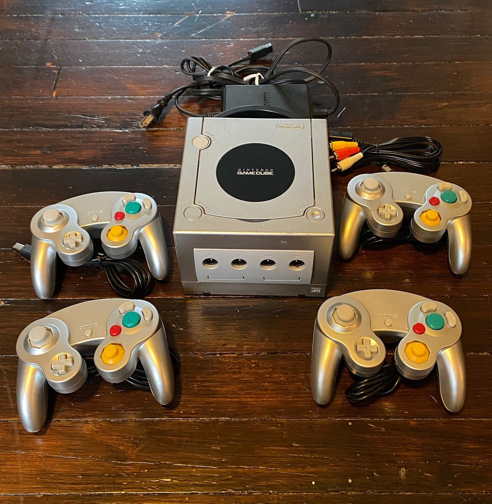 GameCube Console Silver Silver Controller/s Wires Bundle | Etsy