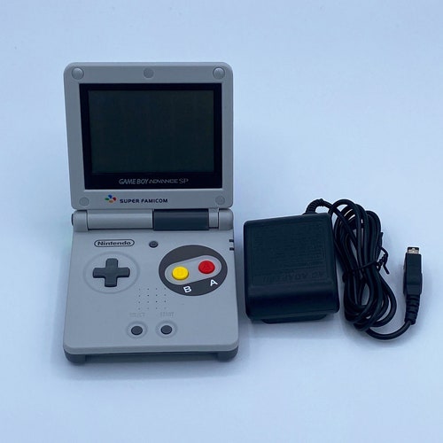 Gameboy Advance SP Transparent Clear Red IPS V2 Screen Mod | Etsy