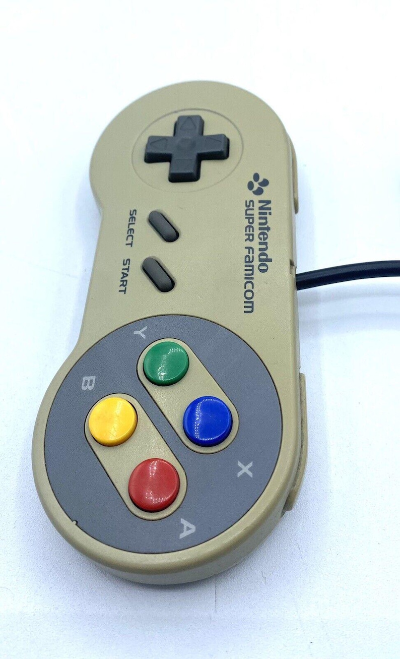 Authentic Super Famicom Controller SNES Controller Yellowed OEM ...