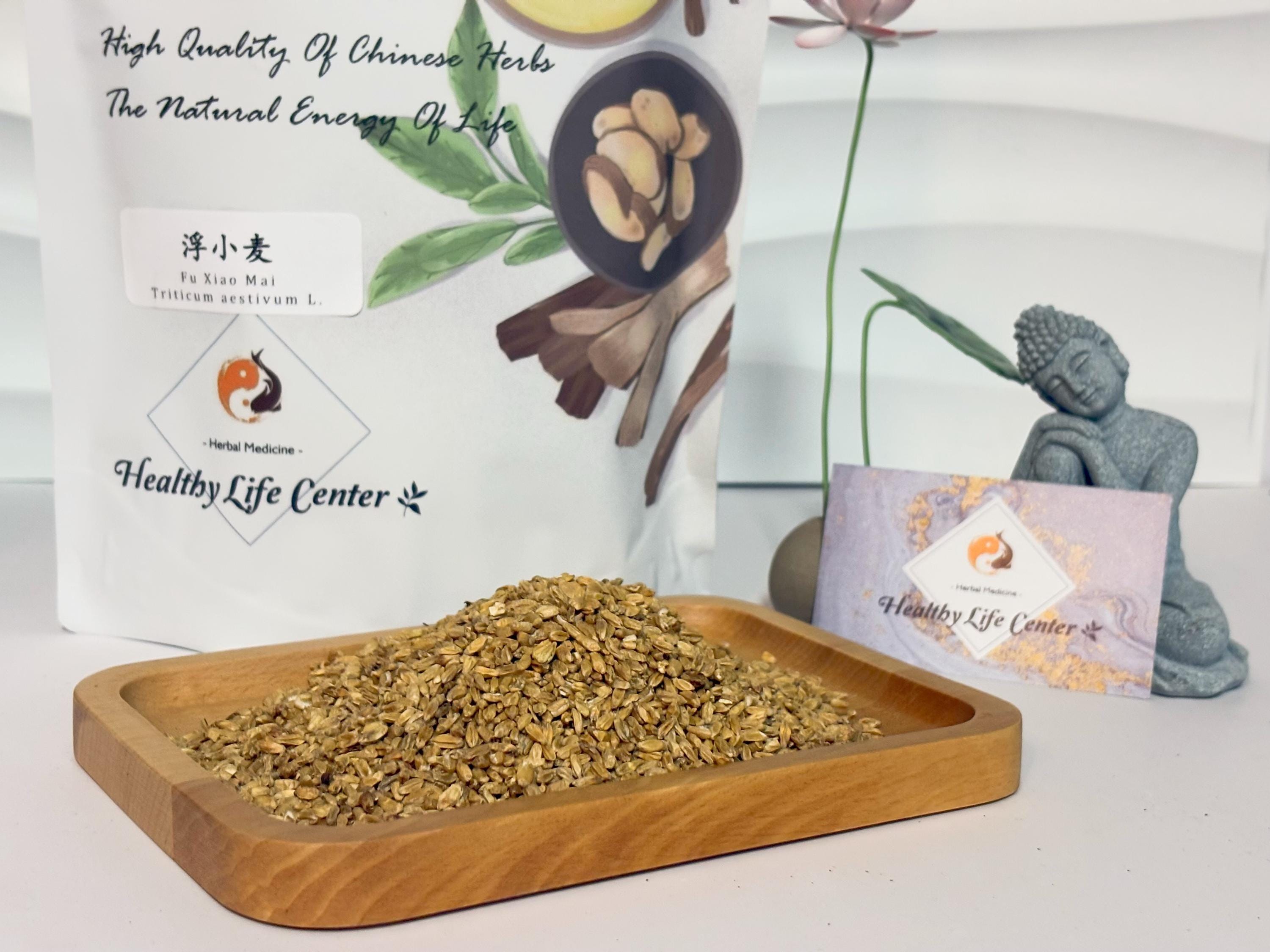 Healthy Life Center / Fu Xiao Mai / 浮小麦/ Triticum/ Light Wheat Grain ...