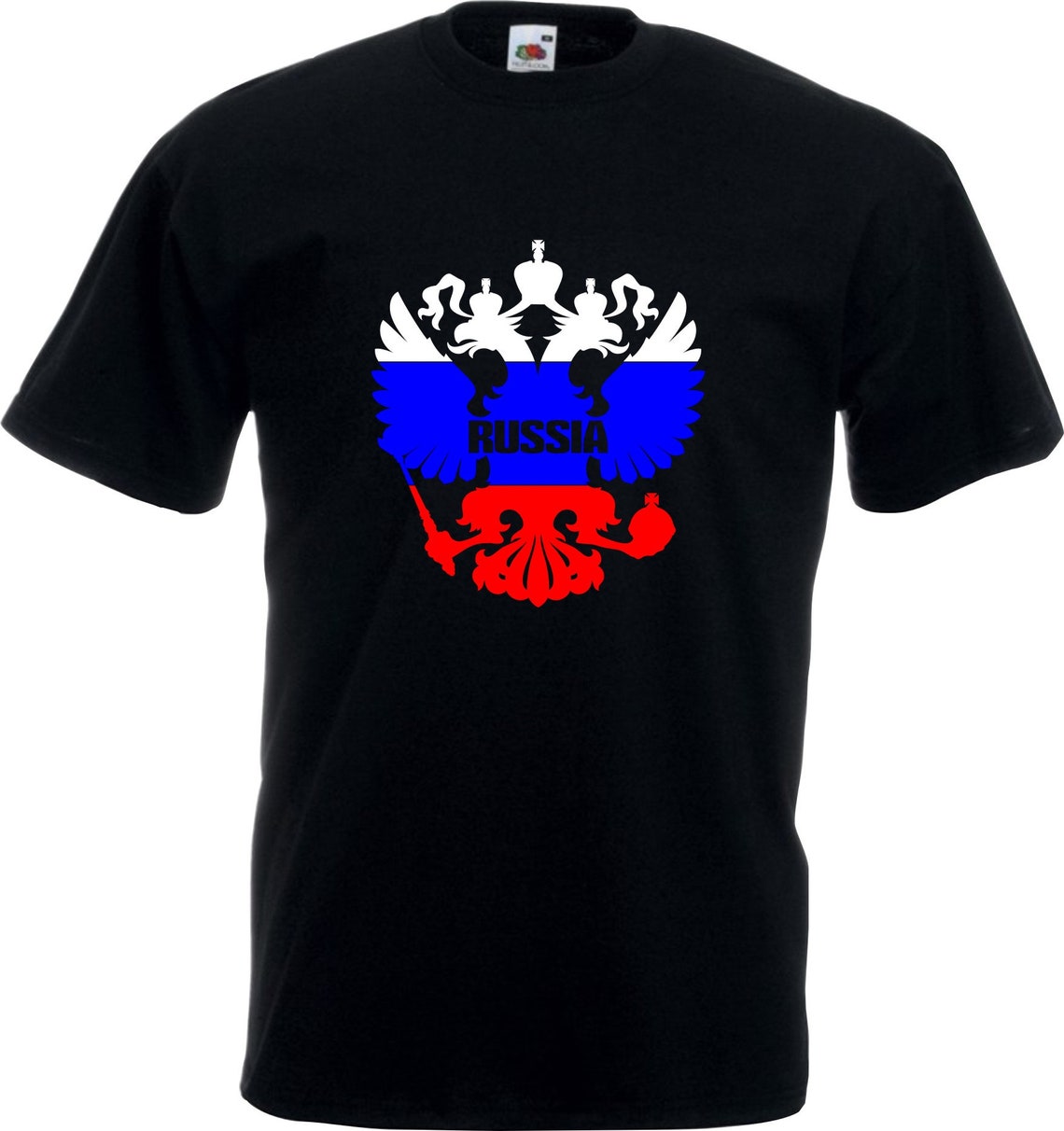 RUSSIA Russian Style Present Gift Россия T Shirt Футболка Top я русский ...