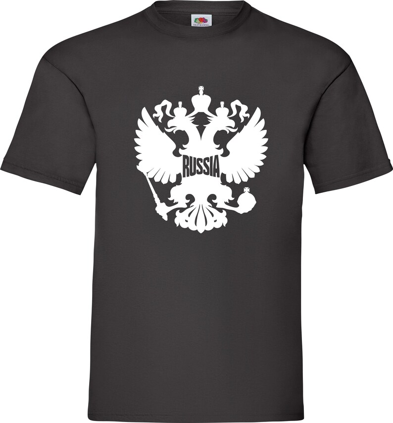 RUSSIA Russian Style Present Gift Россия T Shirt Футболка Top я русский ...