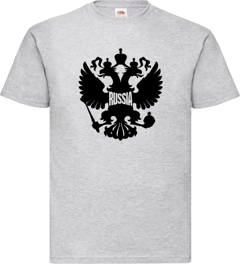 RUSSIA Russian Style Present Gift Россия T Shirt Футболка Top я русский ...