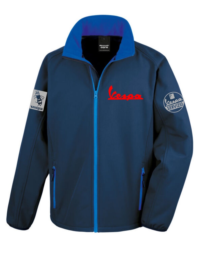 Vespa Mod Scooter Club Hobbies Bee Unisex Softshell Jacket 10 - Etsy UK