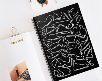 Formula 1 Notebook - Etsy