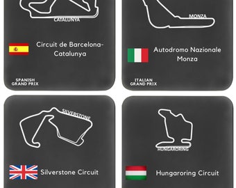 F1 Coasters - Etsy