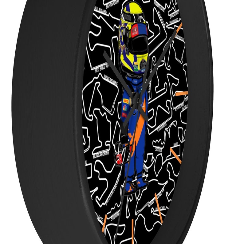 McLaren Lando Norris Wall Clock. Formula 1 f1 Grand Prix | Etsy