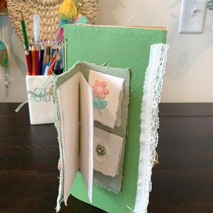 Flower Inspiration Handmade Journal by Junemariejournals - Etsy