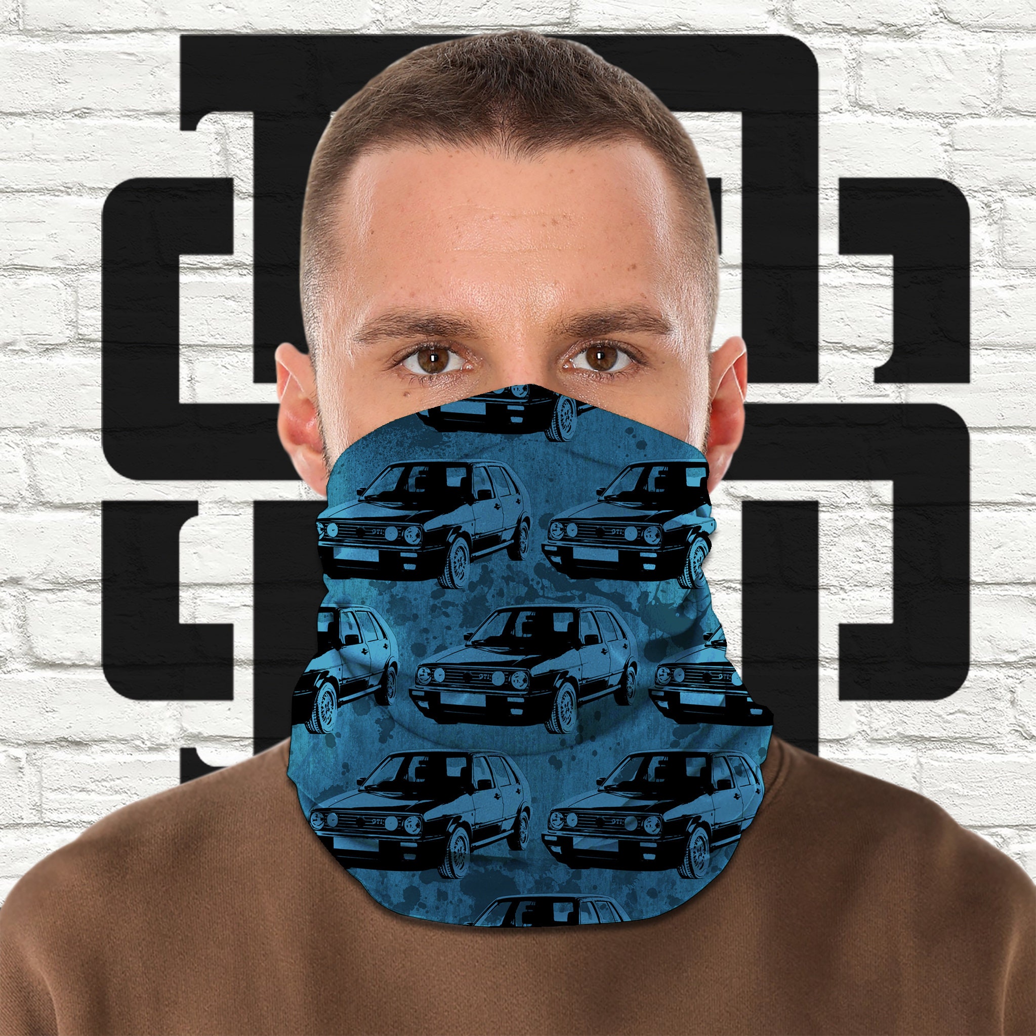 Face Mask Mk2 GTI Tubular Bandana Classic Car Petrol Head Face | Etsy