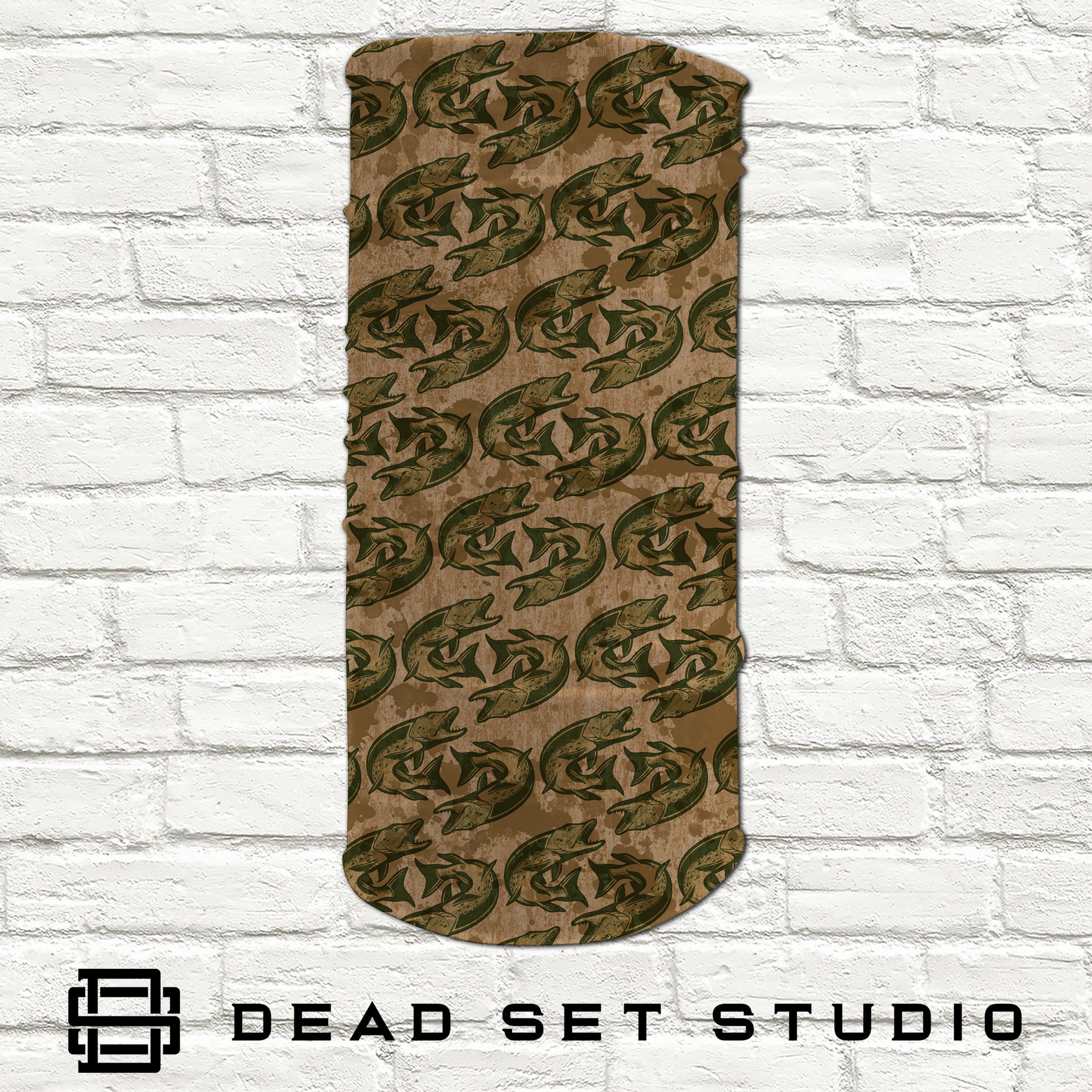 Fisherman Gift Face Mask Pike Fishing Tubular Bandana Face - Etsy UK