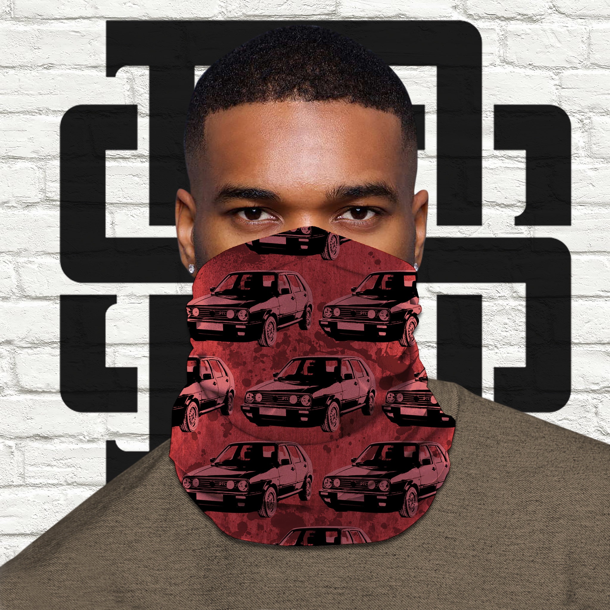 Face Mask Mk2 GTI Tubular Bandana Classic Car Petrol Head Face | Etsy