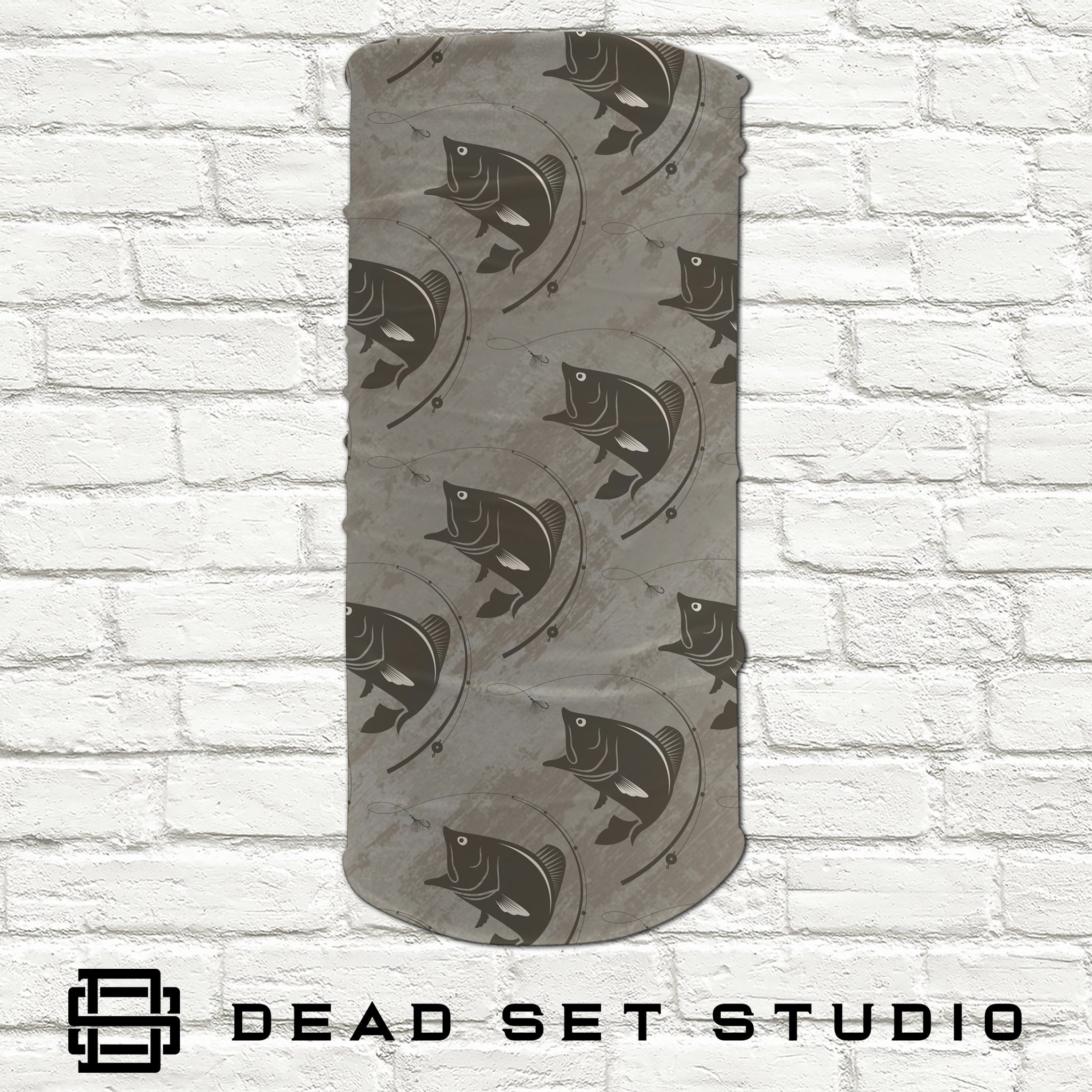 Face Mask Bass Fish Pattern 2 PPE Bandana Neck Warmer Snood | Etsy