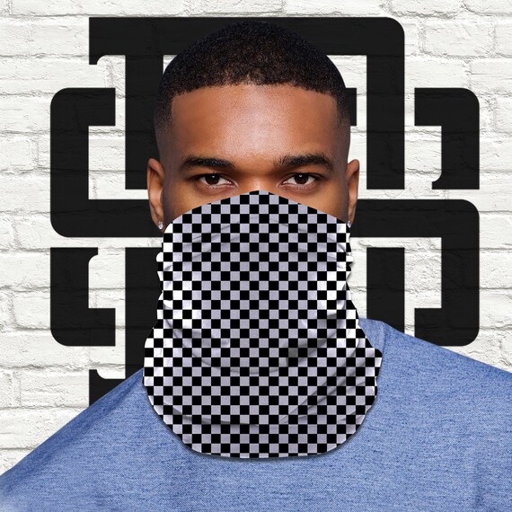 Face Mask Checkered Squares SKA Northern Soul Music PPE | Etsy