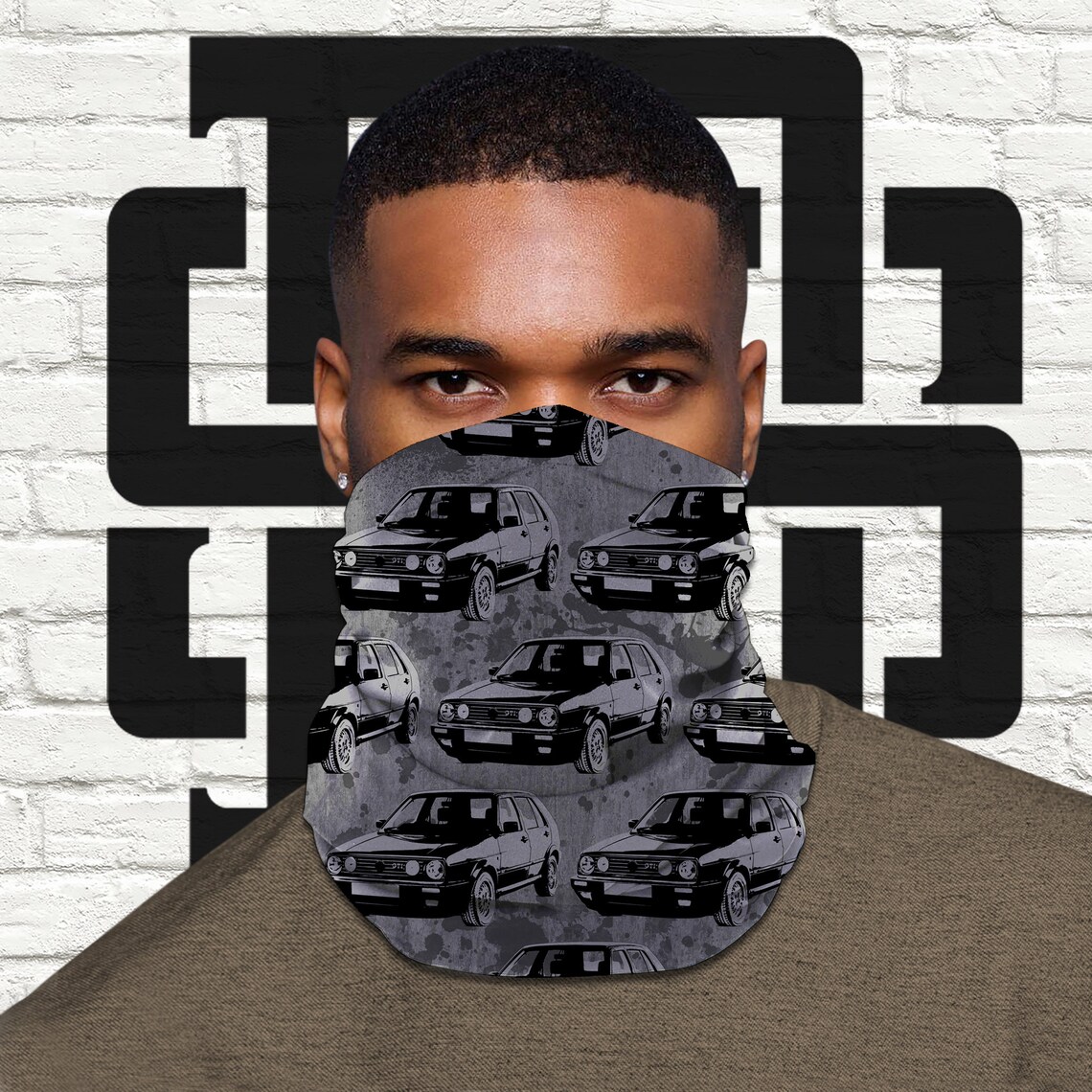 Face Mask Mk2 GTI Tubular Bandana Classic Car Petrol Head Face | Etsy