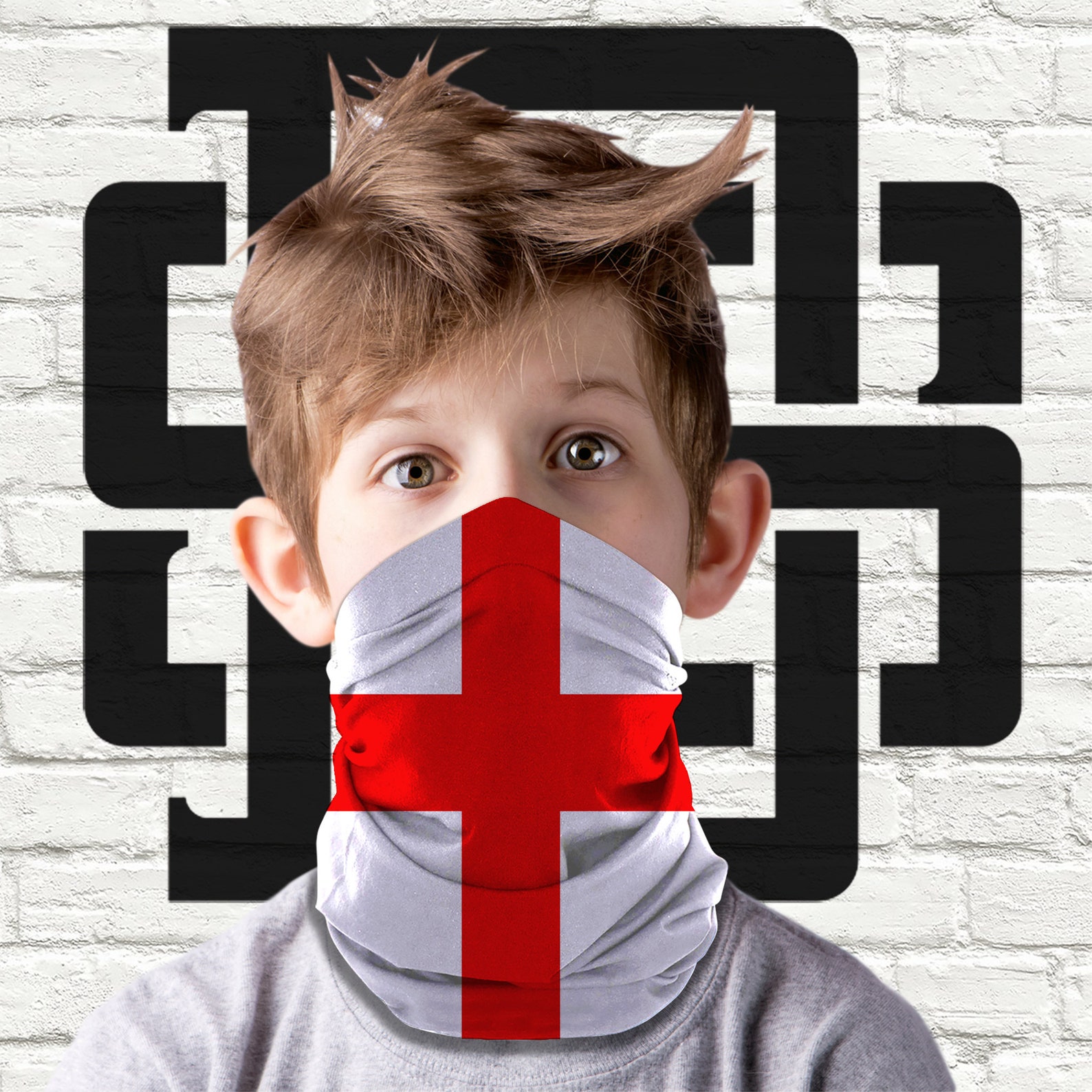 Children's Kid's Face Mask England St Georges Cross - Etsy