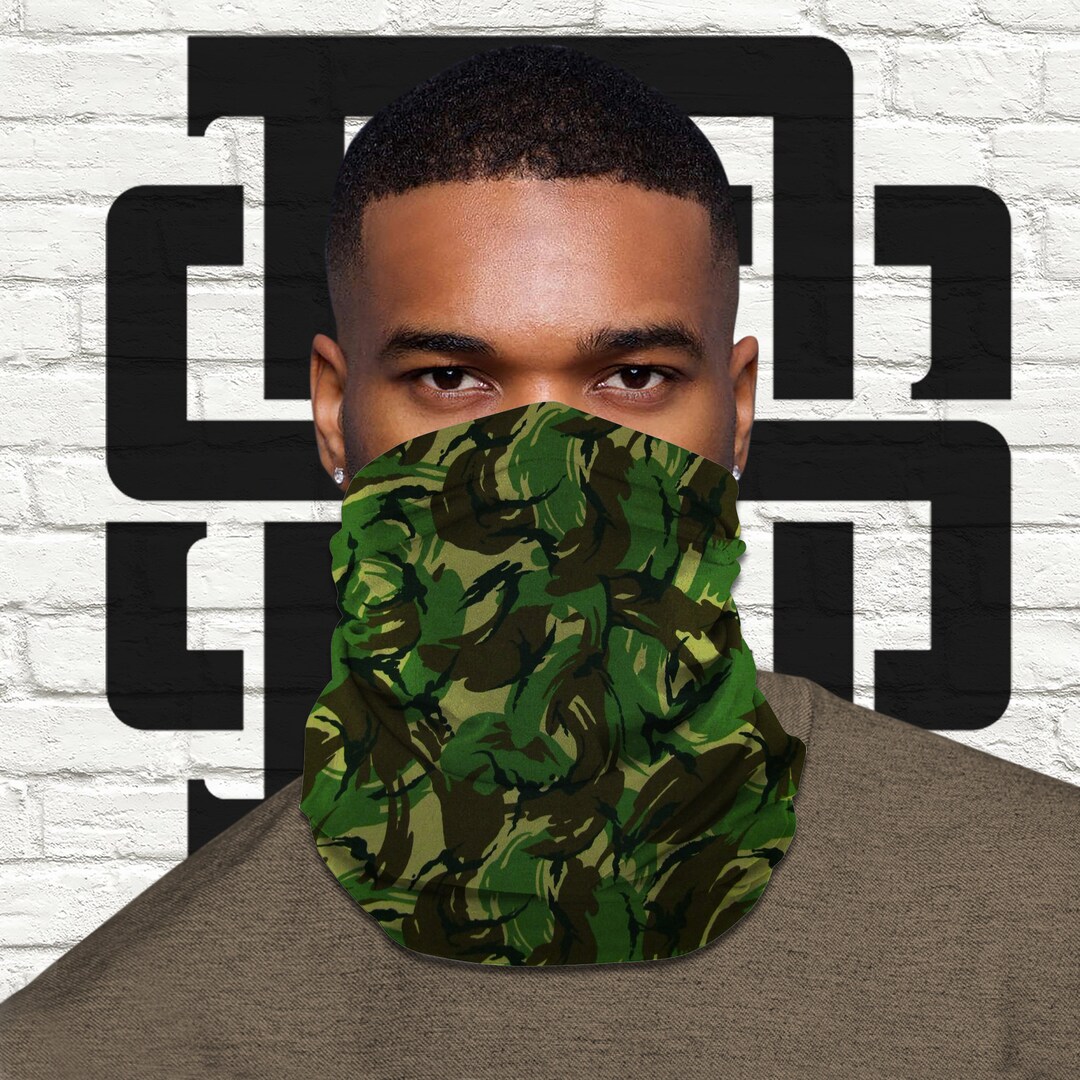 Face Mask Army Camouflage PPE Bandana Camo Neck Warmer Snood - Etsy