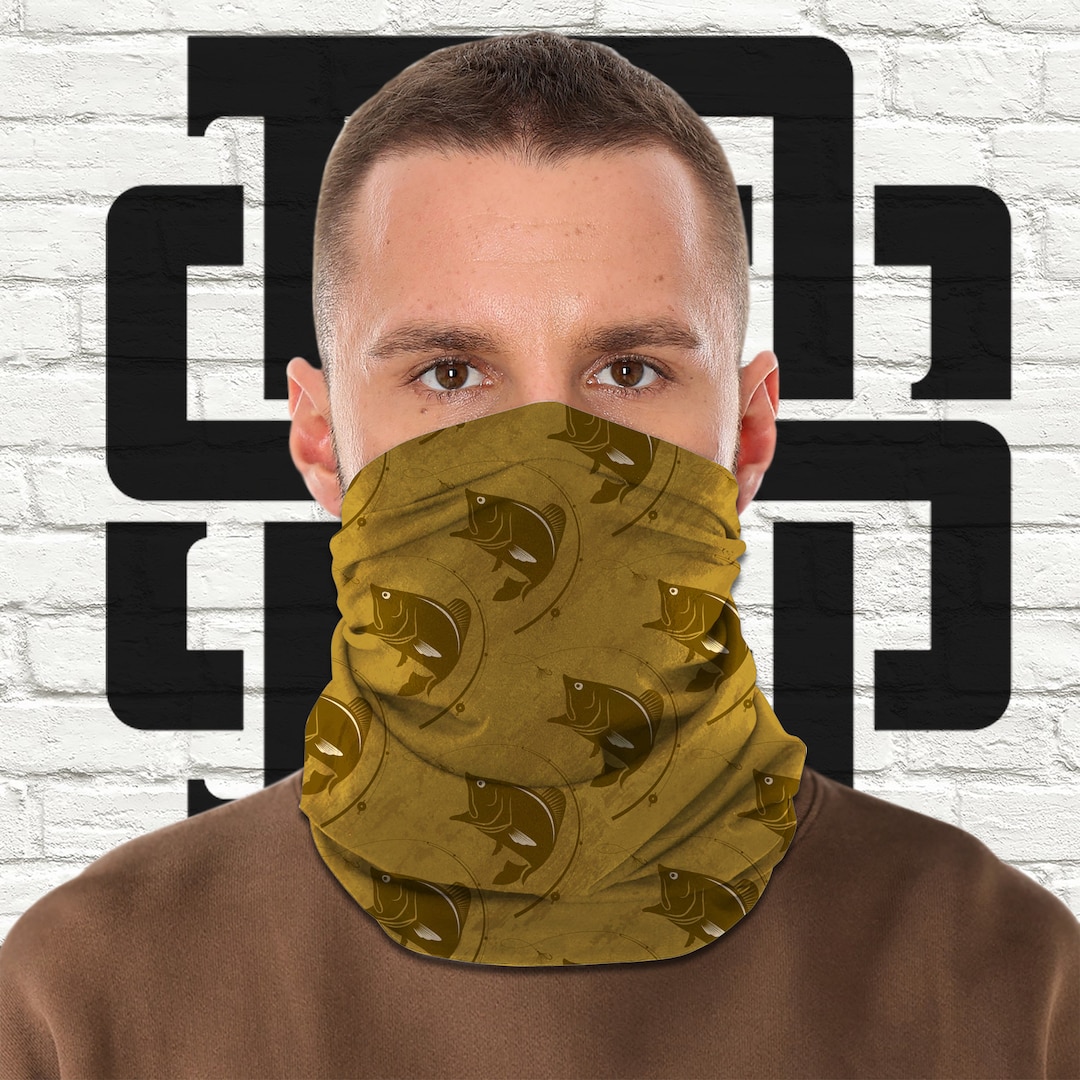Face Mask Bass Fish Pattern 2 PPE Bandana Neck Warmer Snood - Etsy UK