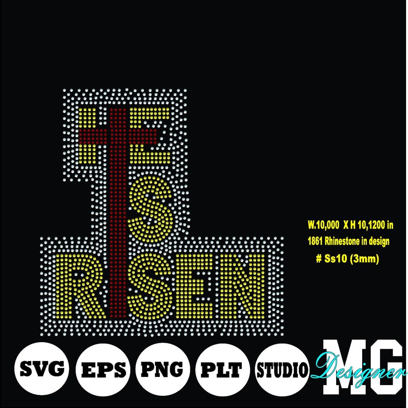 Christian Rhinestone - Etsy