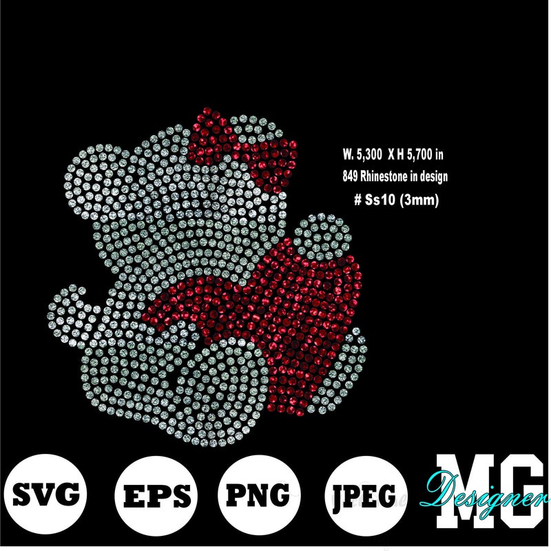 Rhinestone Bears - Etsy