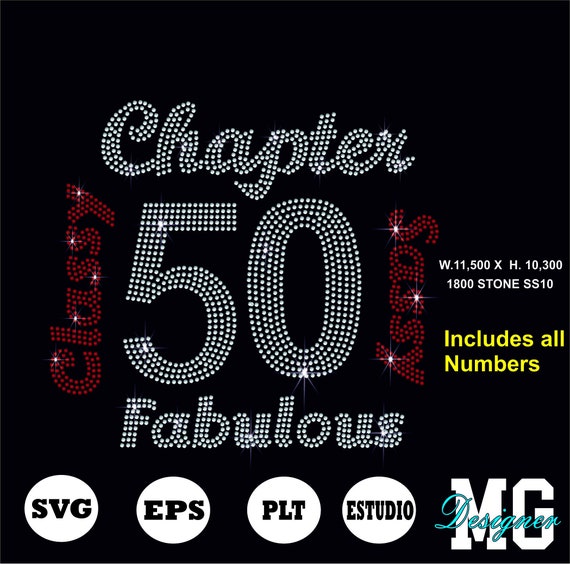 Chapter Rhinestone Svg Instant Donwload Rhinestonebirthday - Etsy