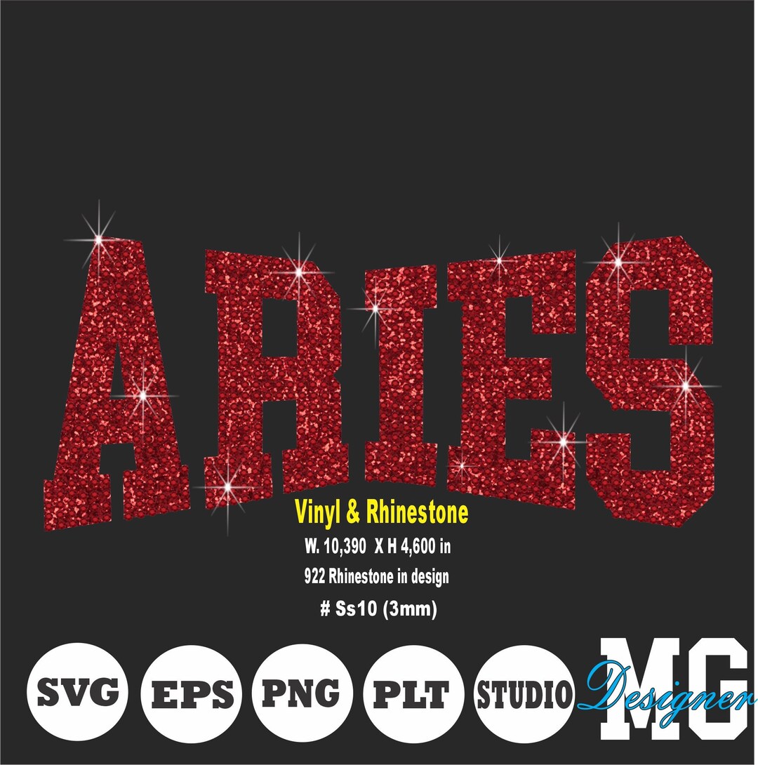 Zodiac Svg Files, Aries Svg Files, Zodiac Rhinestone Template Svg, Ss10 ...
