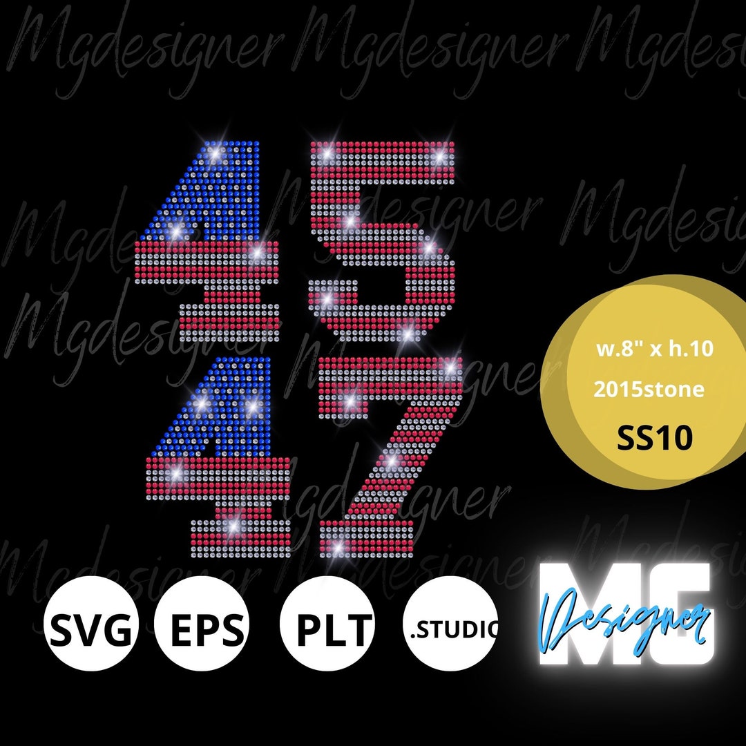 45 47 Svg, President 2024 Svg, Donald Trump 2024, American Flag Svg, 45 ...