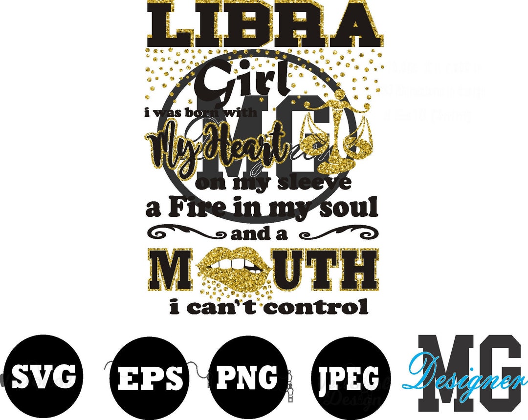 Libra Girls Svg, Libra Zodiac Svg, Brithday October Svg, Instant ...