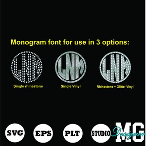 Alphabet Rhinestone Template Svg, Monogram Rhinestone Template, Letters ...