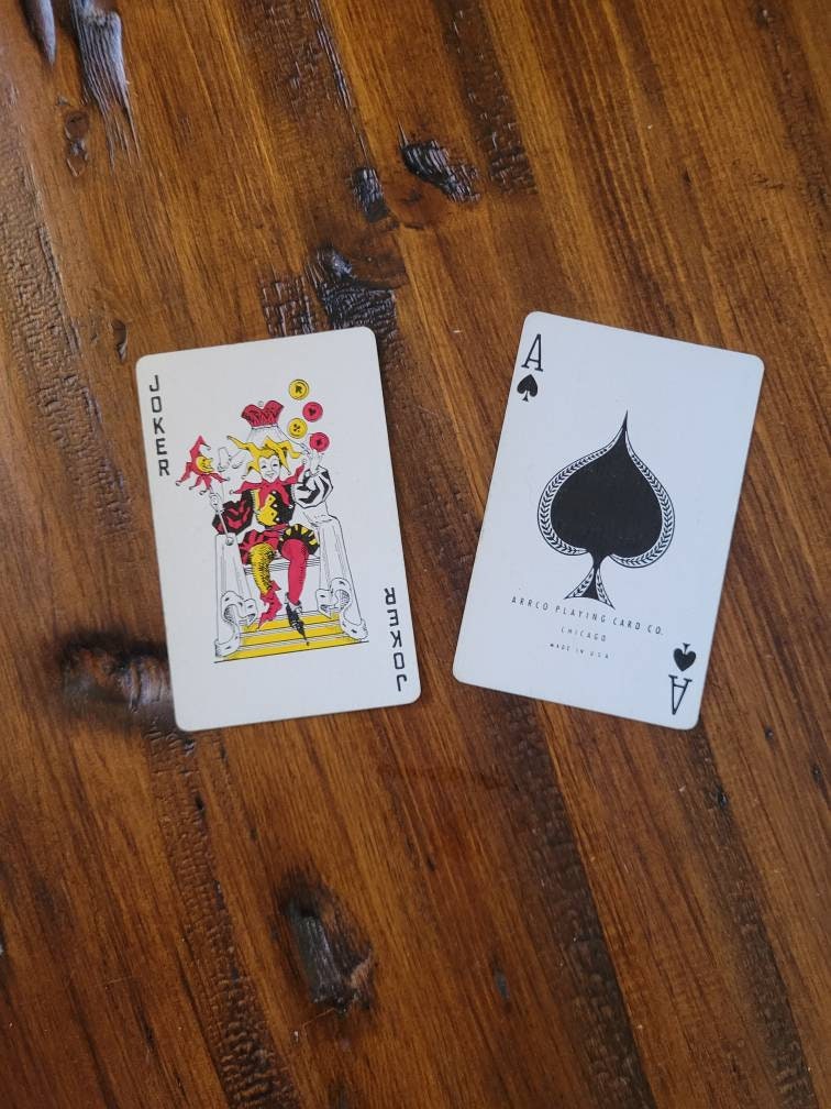 Vintage Deck of Cards Business Advertising 1960s Arrco Playing Cards ...