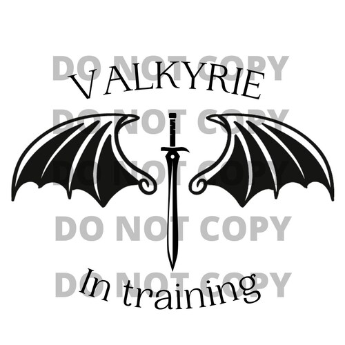 Valkyrie in Training SVG/PNG A Court of Silver Flames ACOSF - Etsy