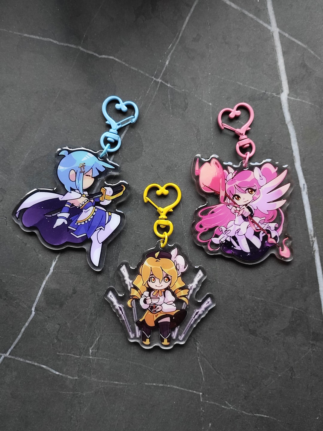 MADOKA MAGICA // Keychains - Etsy