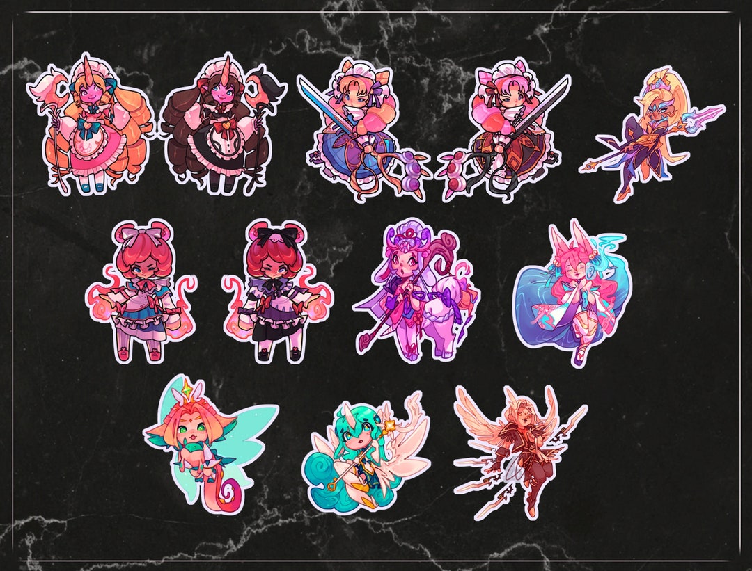 LEAGUE of LEGENDS // Vinyl STICKERS - Etsy