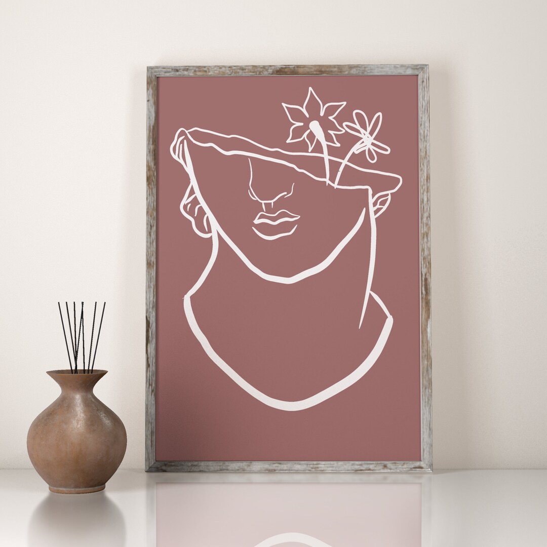 Greek Line Art, Greek Lineart Print, Greek Print, Abstract One Line ...