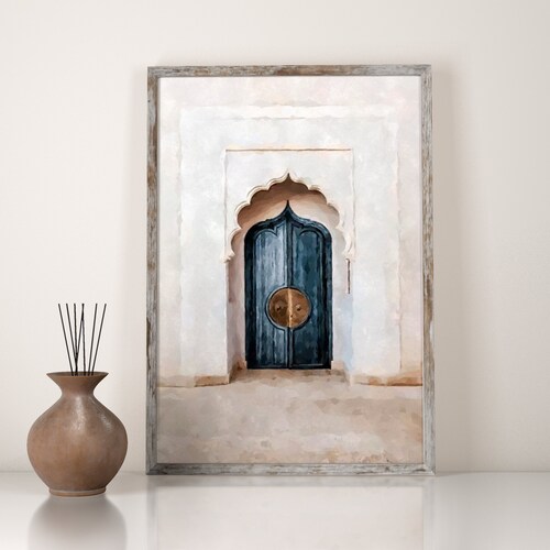 Boho Door Wall Art INSTANT DOWNLOAD Morccoan Door Art - Etsy