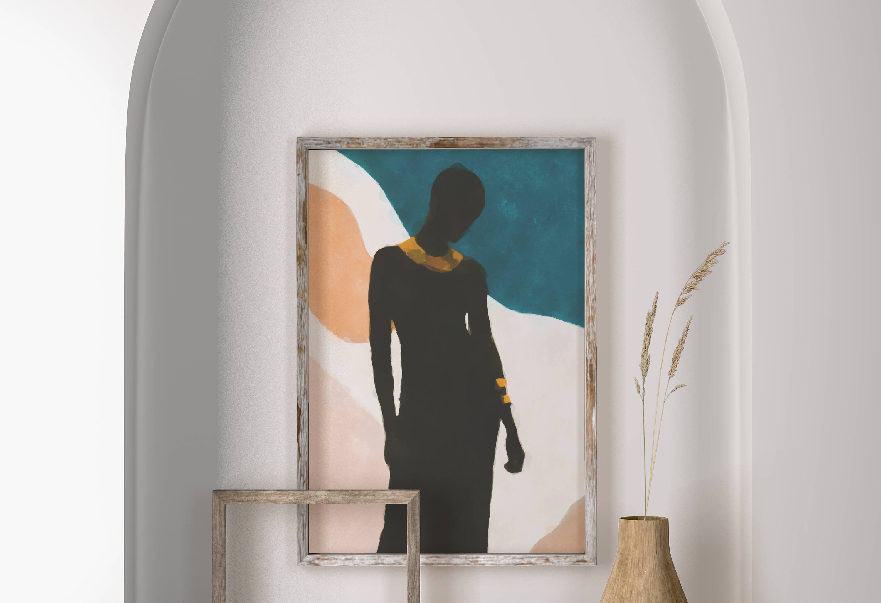 Black Woman Abstract Art INSTANT DOWNLOAD African Woman Art | Etsy