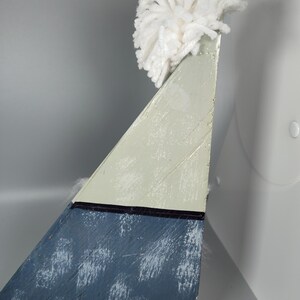 RECLAIMED Wood Gnome Triangle 1-1/2" Thick by 7" by 10" Shelf Sitter ...
