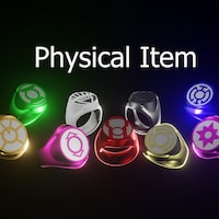 3D Printed Red Lantern Corps Ring of Rage - Etsy