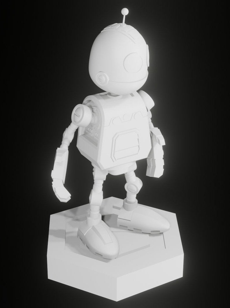 Clank Statue, Ratchet & Clank Rift, 3D Model, STL Files - Etsy